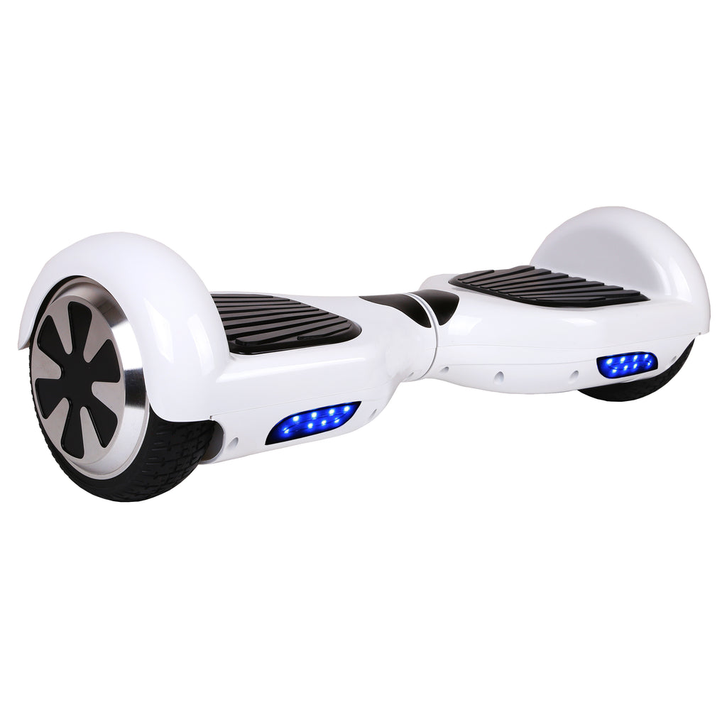 Prime Hoverboard White/Black Matte – Ride Monster Wheel